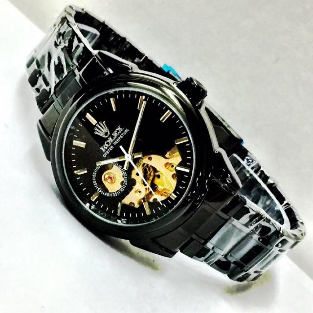 Jual Jam Tangan Rolex Pria | Skeleton Chain | Rantai | Automatic ...