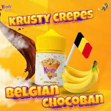 Jual KRUSTY CREPES V4 Belgian Chocoban AUTHANTIC LIQUID 60ML | Shopee ...