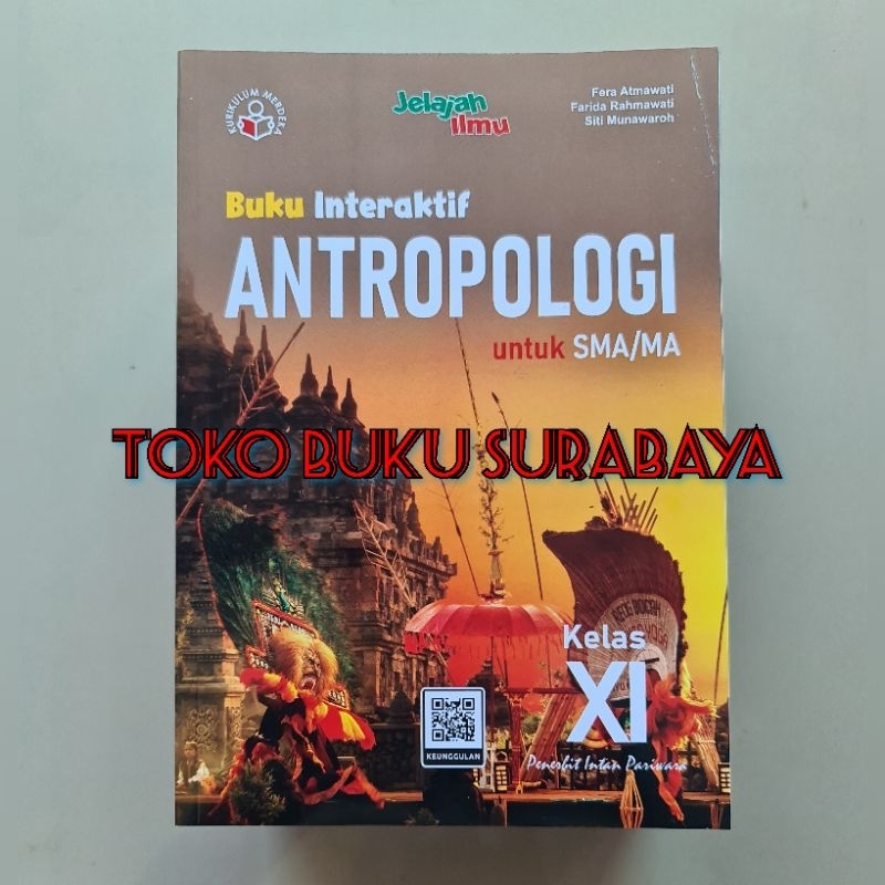 Jual Buku Interaktif Antropologi Kelas XI, 11 Kurikulum Merdeka Tahun 2023 Intan Pariwara ...