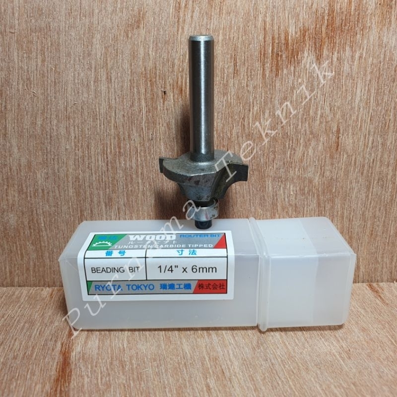 Jual Mata Profil Beading Bit 6mm Mata Router Beading Bit 6mm Mata Lutir ...