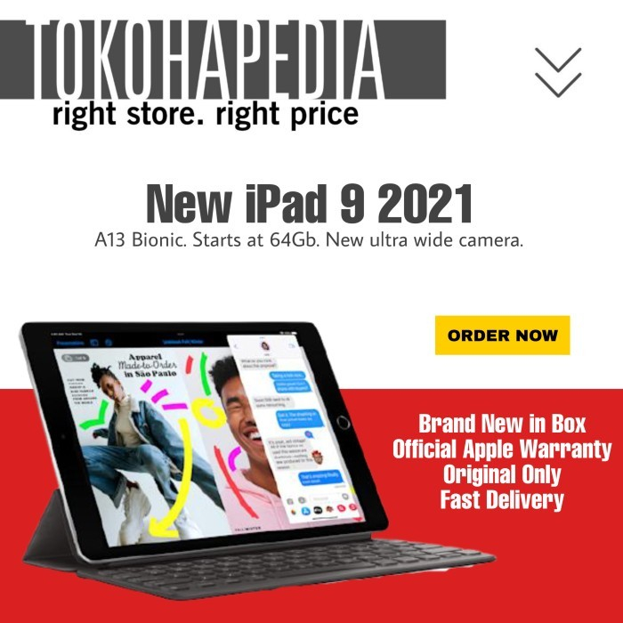 Jual Tab Gen 9 2021 64GB | 256GB WiFI Only Silver / Gold / Space Gray ...