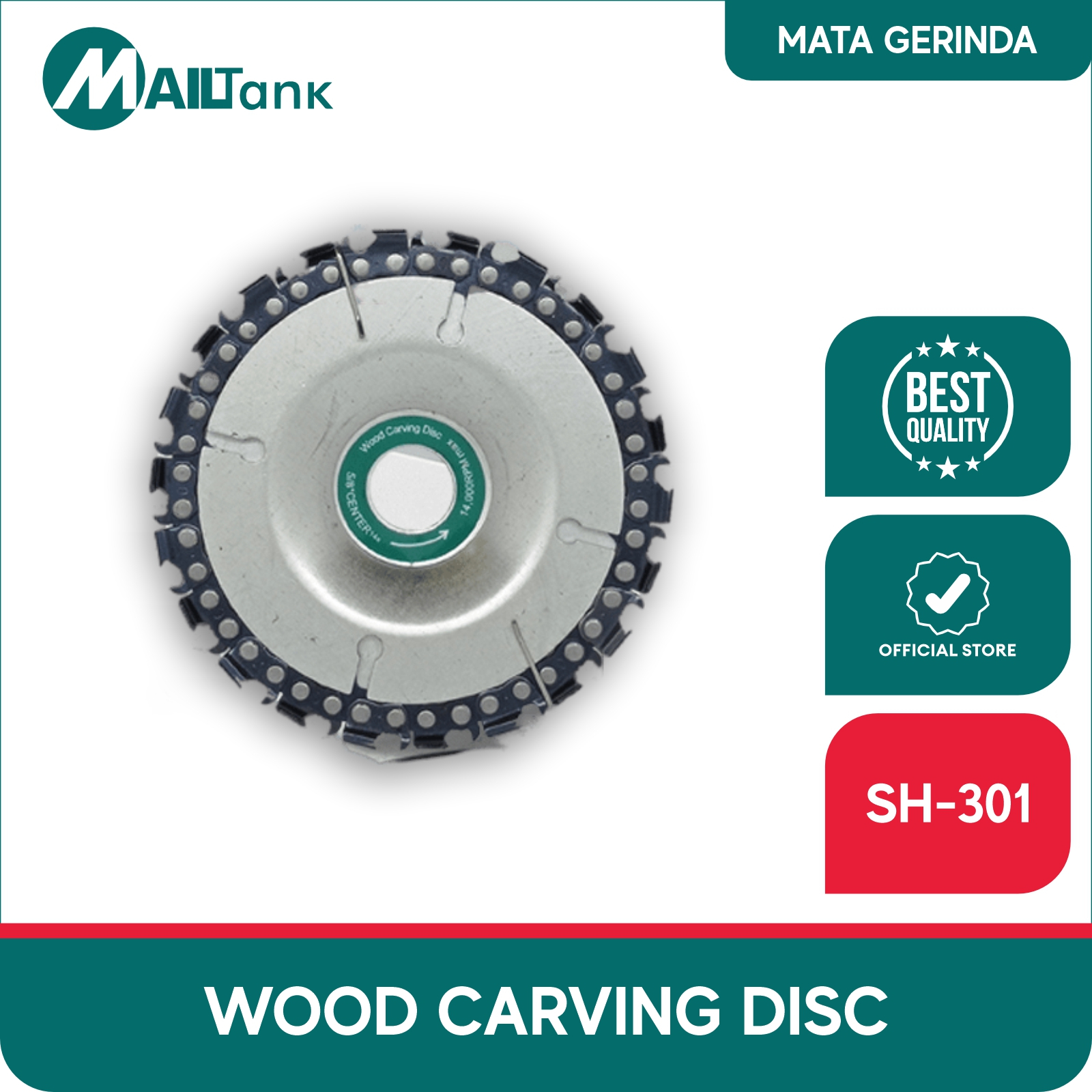 Jual Mailtank SH301 Wood Carving Disc Mata Gergaji Gerinda Chainsaw 4 ...