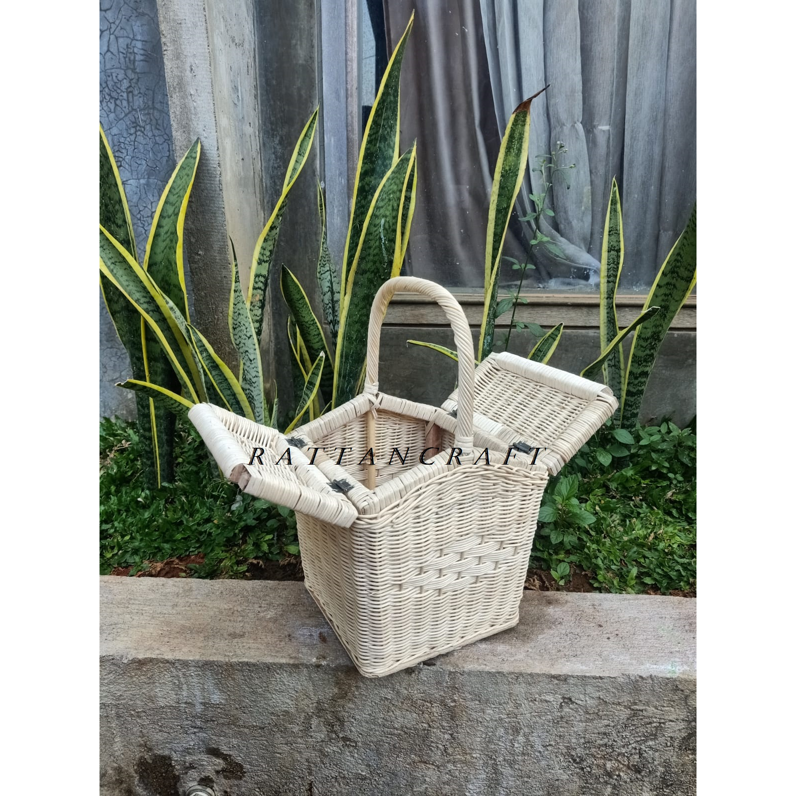 Jual Rotan piknik kotak/keranjang piknik kotak/tas piknik/Rotan Murah ...