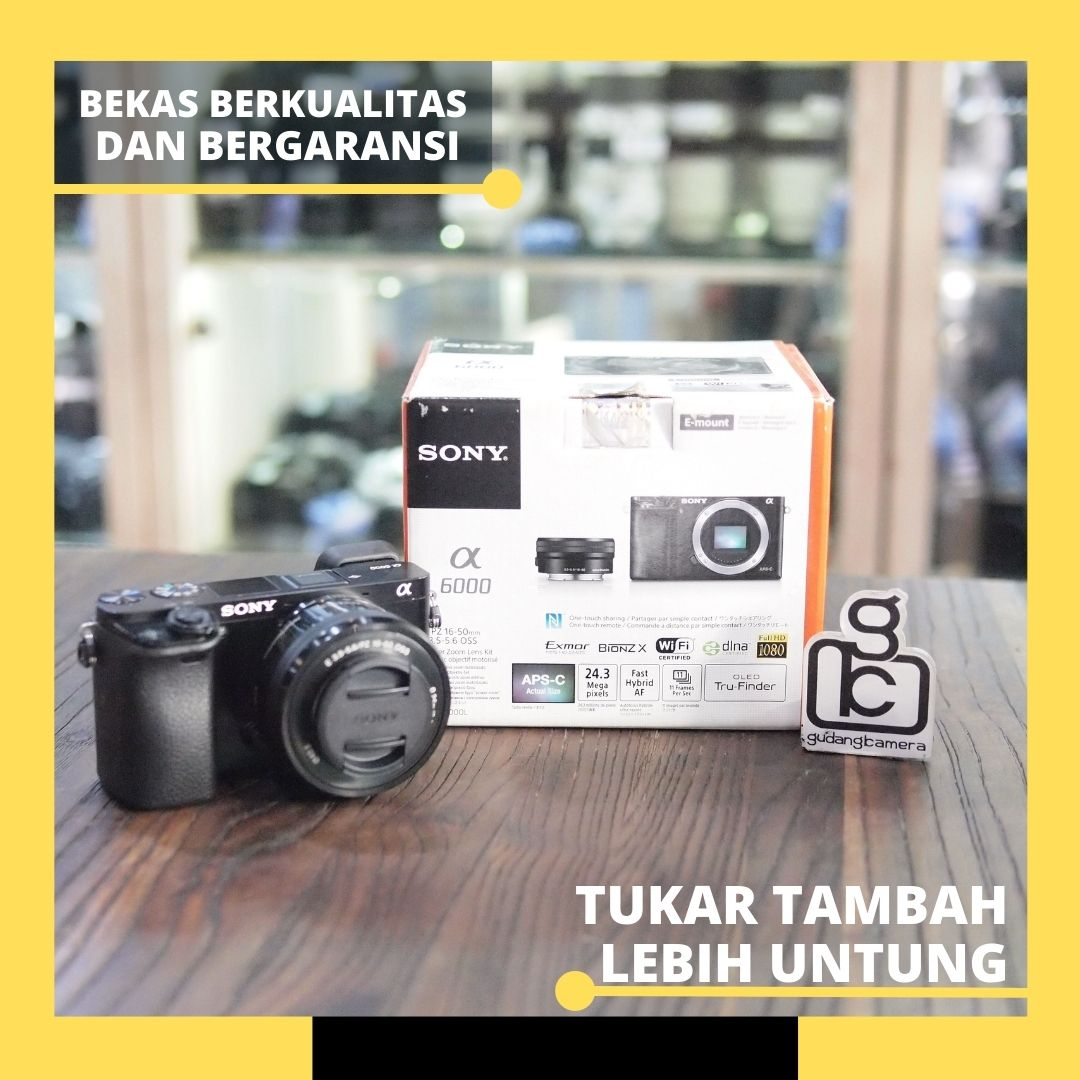 Jual Kamera Sony A6000 kit 16-50mm - MINT CONDITION - 7660 | Shopee ...