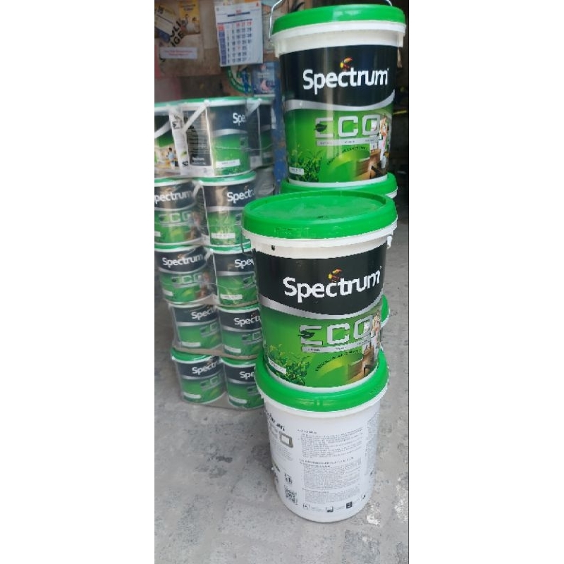 Jual cat SPECTRUM ECO SUPER WHITE 25KG | Shopee Indonesia