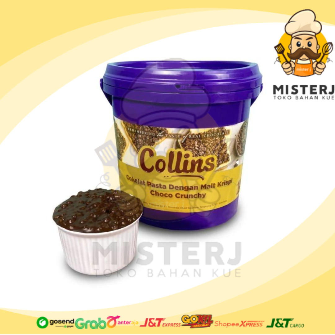 Jual Collins Dip Glaze Choco Crunchy | 1 Kg | Collins Choco Crunchy ...