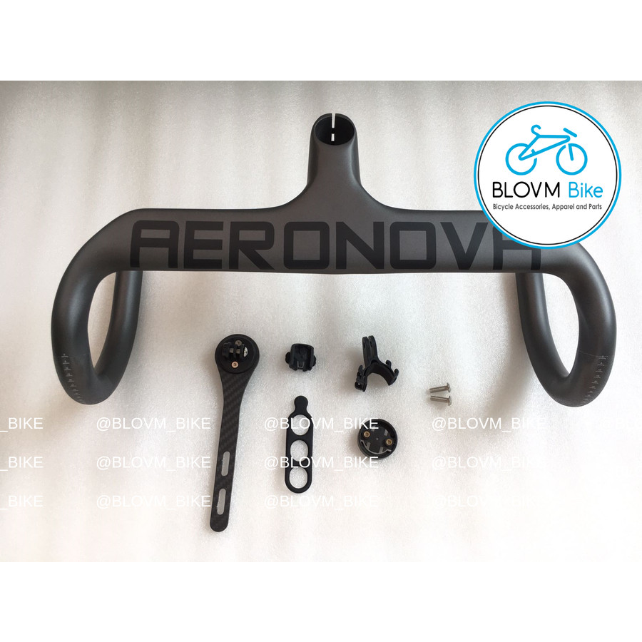 Jual Dropbar carbon AERONOVA Integrated Handlebar Roadbike Full Carbon Shopee Indonesia