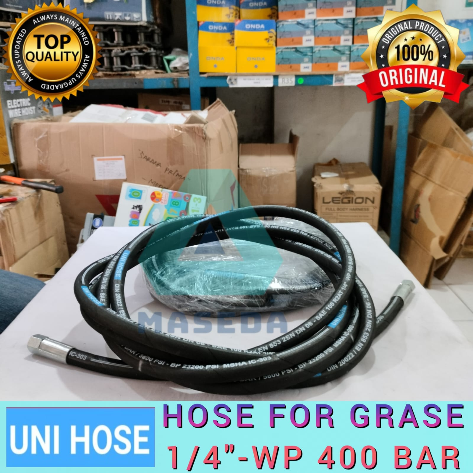 Jual Selang Pompa Gemuk Grease 1/4" panjang 3.6 Meter | Shopee Indonesia