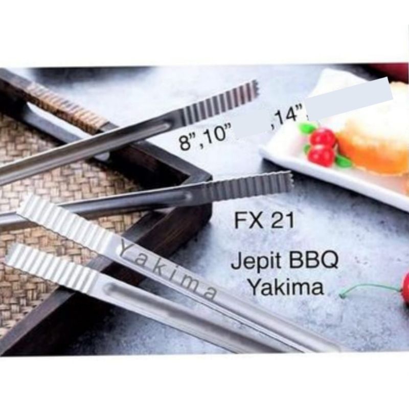 Jual FUJINEX Jepit BBQ Fujinex Japitan Daging Barbeque Panjang | Shopee ...