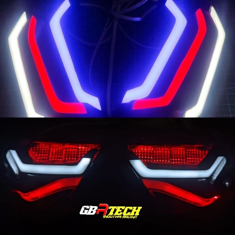 Jual LAMPU ALIS DRL LAZY EYES DOUBLE NMAX NEW 2020-2024 Akrilik Rapi ...