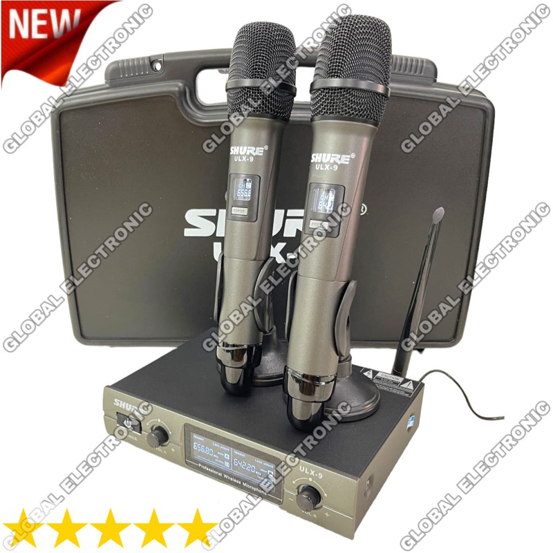 Jual Mic Wireless Shure ULX 9 / WR 879 Garansi 2 tahun 2 handle | Shopee Indonesia