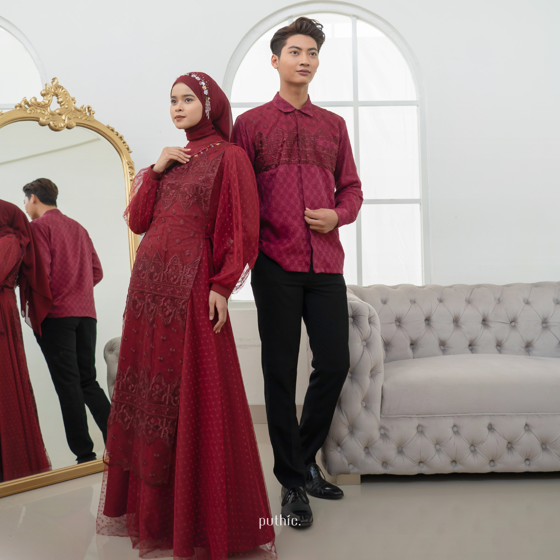 Jual PUTHIC-AMARA ONE SET-DRESS SAJA-Dress Kondangan-Wisuda-PRE ORDER | Shopee Indonesia
