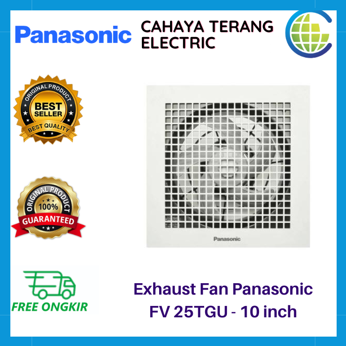 Jual Panasonic Exhaust Fan Plafon Ceiling FV 25TGU5 / FV25TGU / FV 25 TGU 10 Inch | Shopee Indonesia