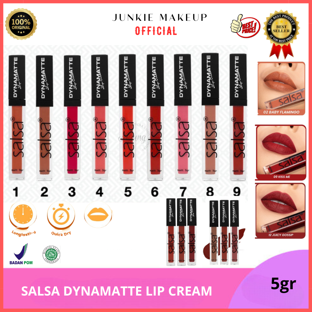 Jual Salsa Lip Matte/ Lip Cream Matte Waterproof Salsa HALAL & BPOM ...