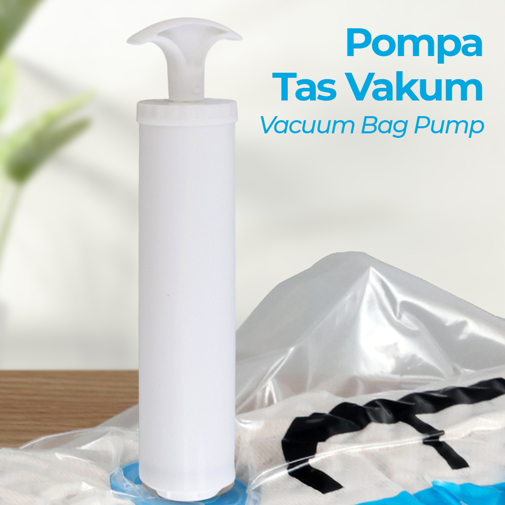 Jual Pompa Vakum Tas Plastik Penyimpanan Pakaian Travel Vacuum Bag Hand ...