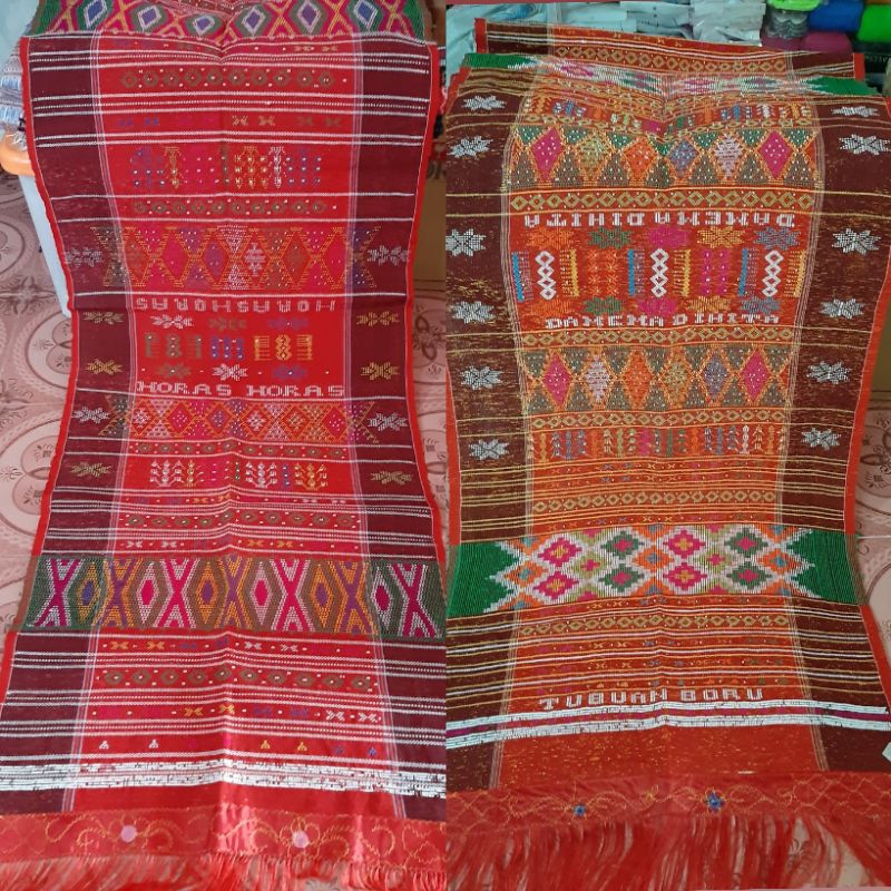 Jual ULOS SADUM ARTURO ULOS SADUM ANGKOLA BONGGIT CANTIK BATAK MURAH MERAH SIHUNTI AMPANG ...