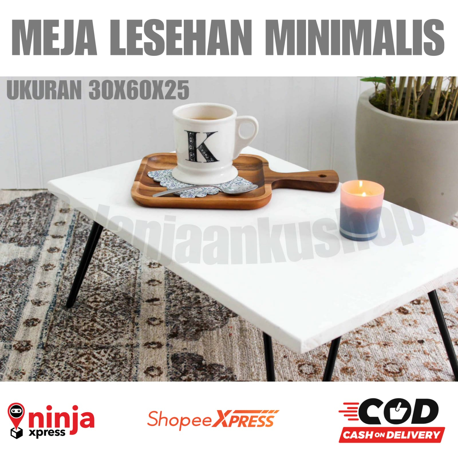 Jual Meja Lesehan / Teras Tamu / Meja Kopi Table Coffe Meja Belajar ...