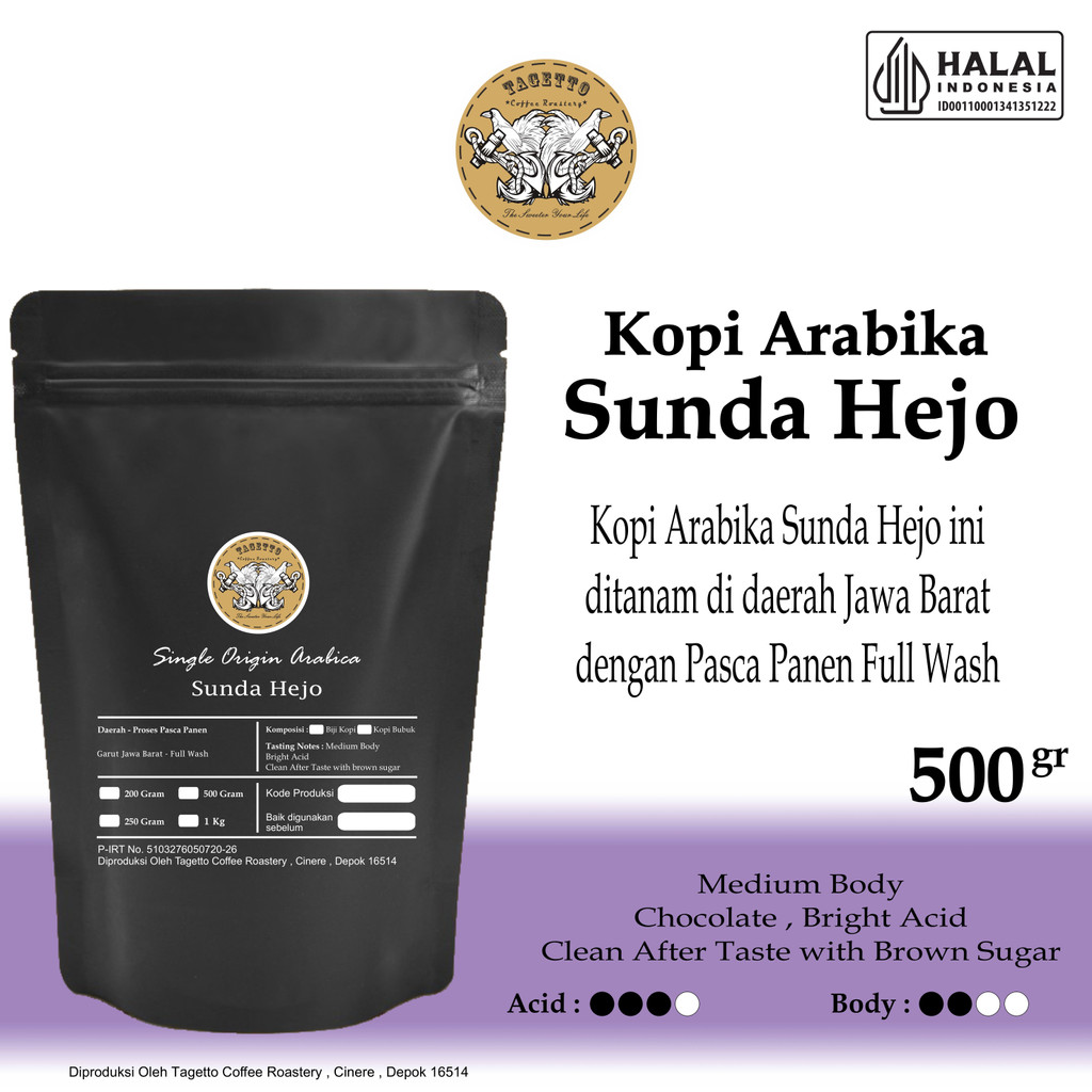 Jual BIJI KOPI ARABIKA SUNDA HEJO 500GR | PREANGER | ARABICA BEAN ...