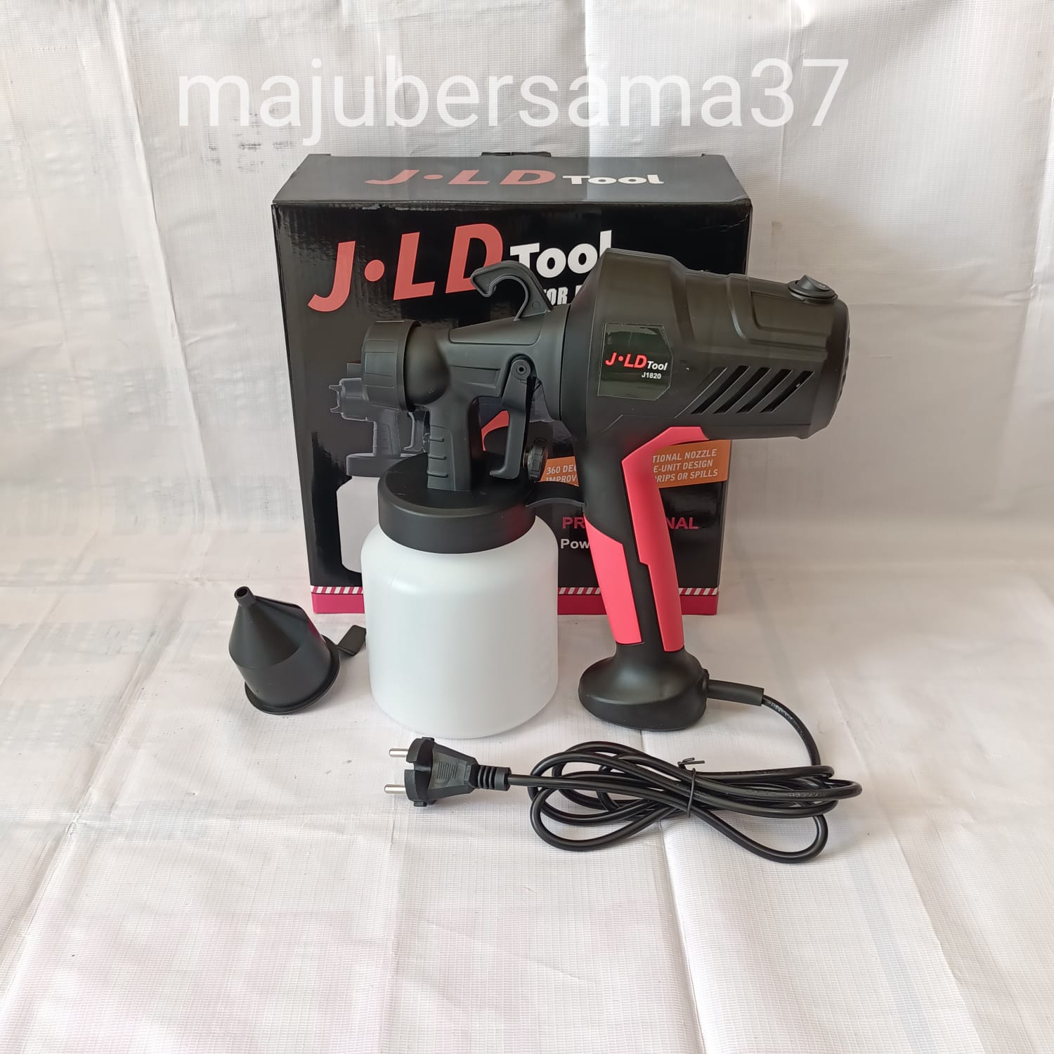 Jual JLD spray gun cat tembok listrik 800cc alat semprotan cat tembok ...