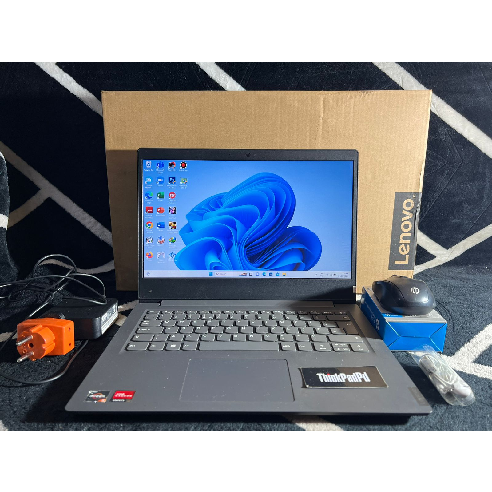 Jual Laptop Gaming Desain Lenovo Ideapad V14 AMD Ryzen 3 Slim Fullset Mulus | Shopee Indonesia