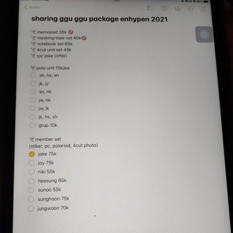 Jual enhypen ggu ggu package 2021 sharing | Shopee Indonesia