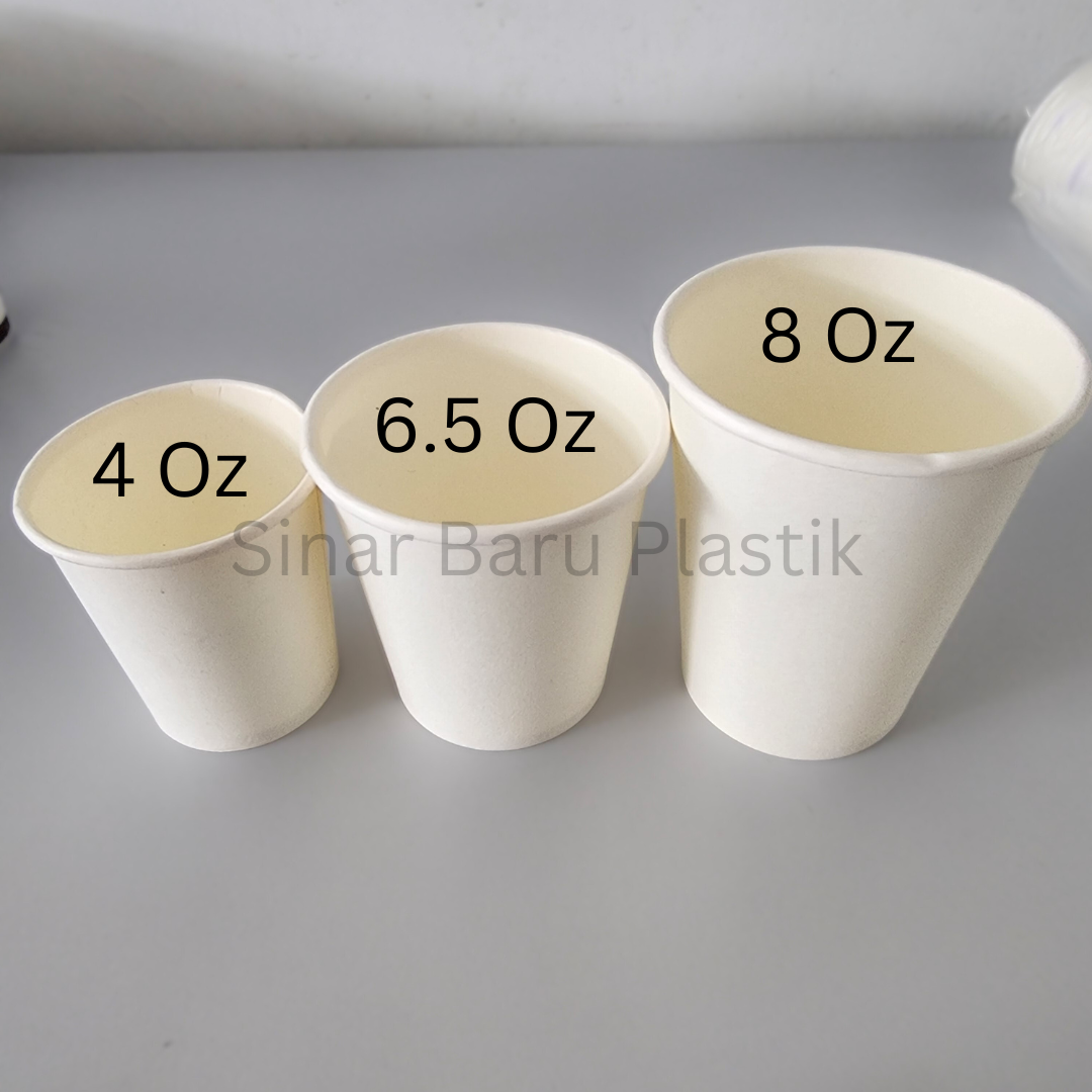 Jual Paper Cup/Hot Cup Polos 8 Oz (50 pcs) | Shopee Indonesia