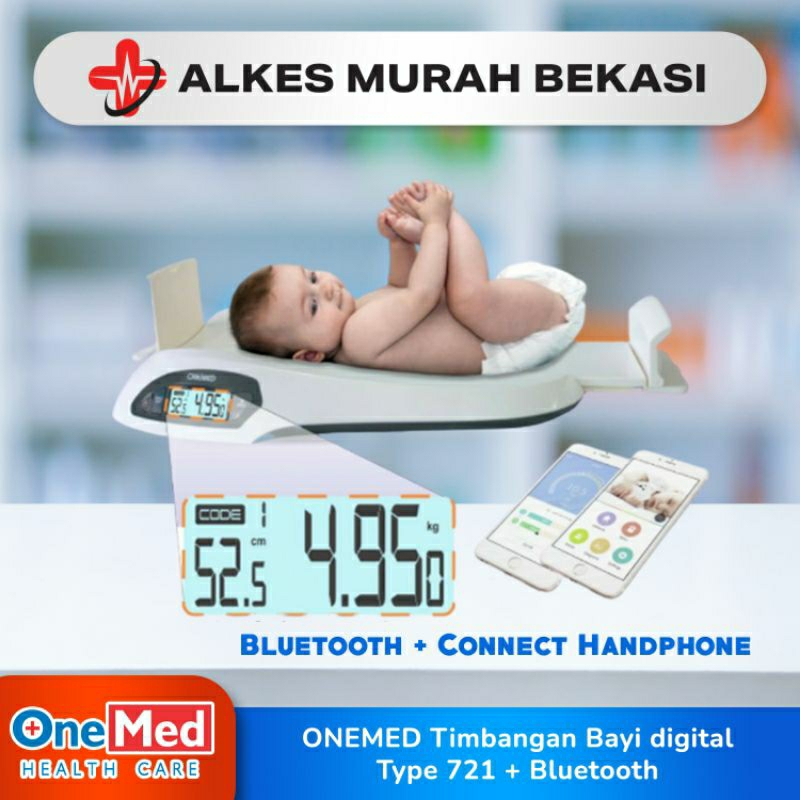 Jual ONEMED Timbangan Bayi digital Type 721 | Shopee Indonesia