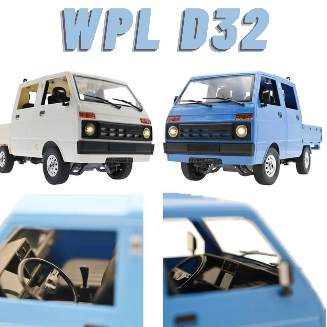 Jual RC WPL D22 D32 RC Car Truk Mobil Daihatsu Hijet Double Kabin 1/10 ...