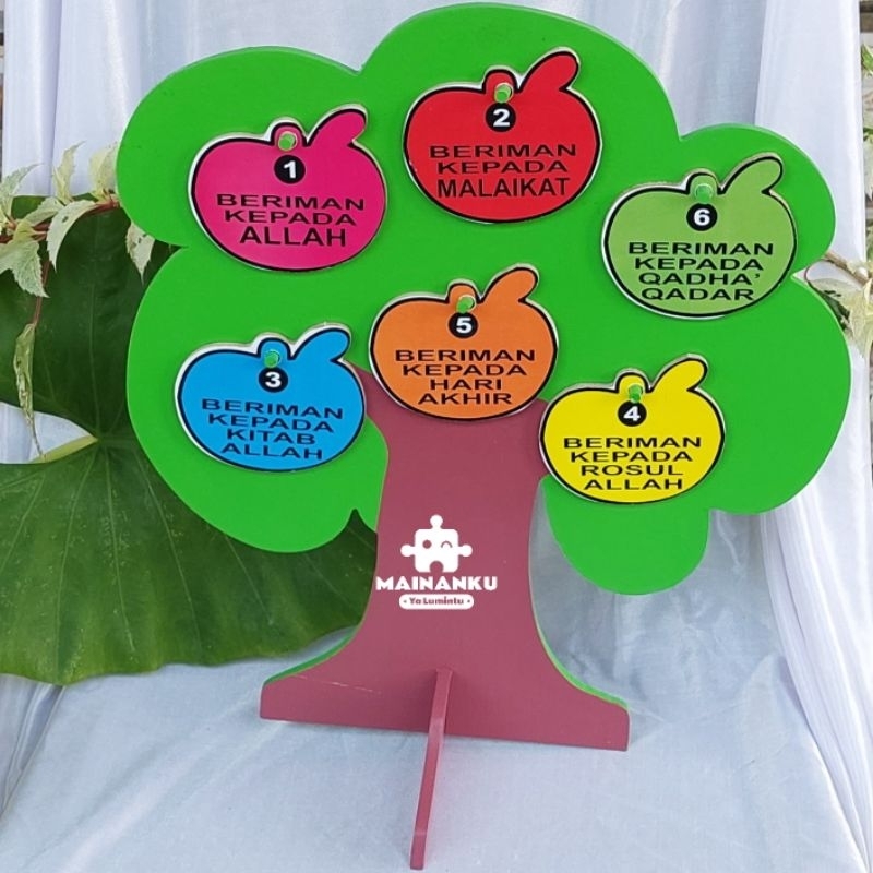 Jual Mainan Edukasi Pohon Rukun Iman | Shopee Indonesia