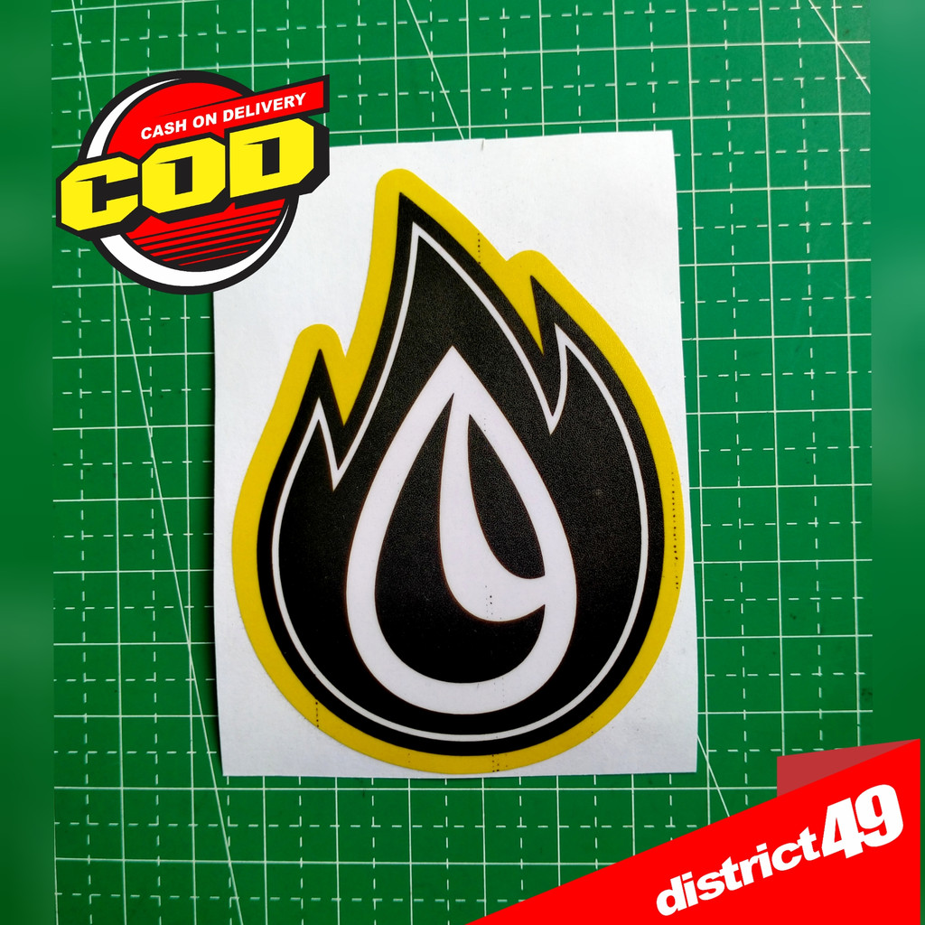 Jual Stiker Print Cut Brand Distro CROOZ LOGO Laminasi Glossy bahan ...