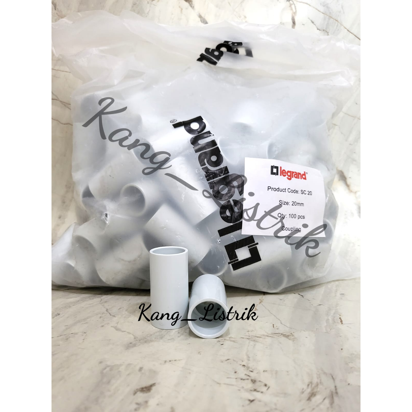 Jual Sok Pipa LEGRAND 20MM / Sock / Sambungan Pipa 20MM | Shopee Indonesia