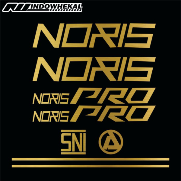 Jual STIKER CUTTING SEPEDA PACIFIC NORIS PRO - gold | Shopee Indonesia