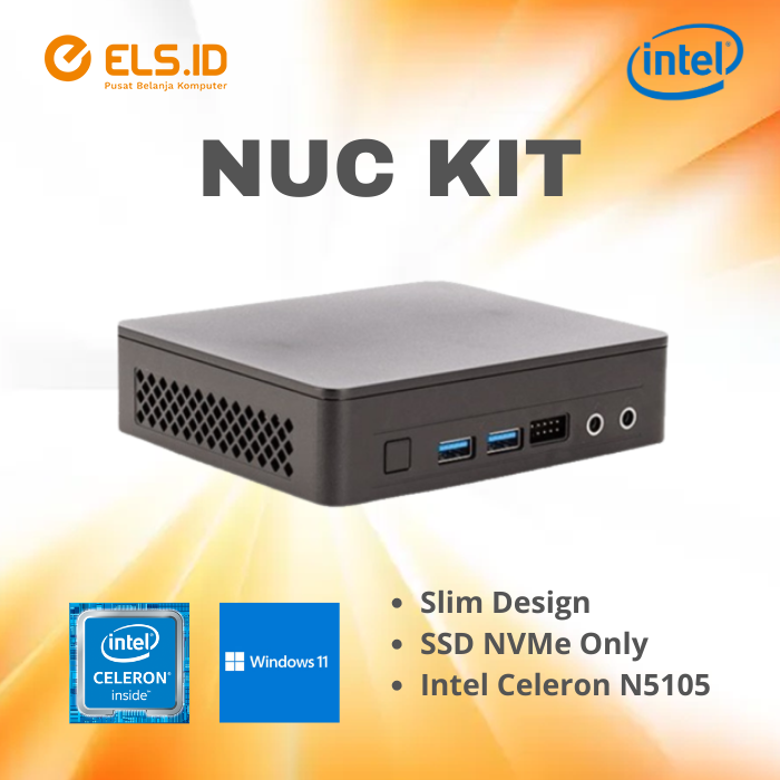 Jual Mini PC INTEL NUC KIT N5105 Barebone Essential | Shopee Indonesia