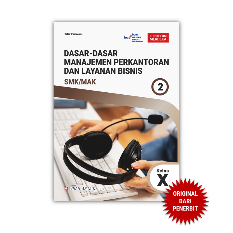 Jual Dasar-Dasar Manajemen Perkantoran dan Layanan Bisnis 2 Kelas X SMK MAK Kurikulum Merdeka ...