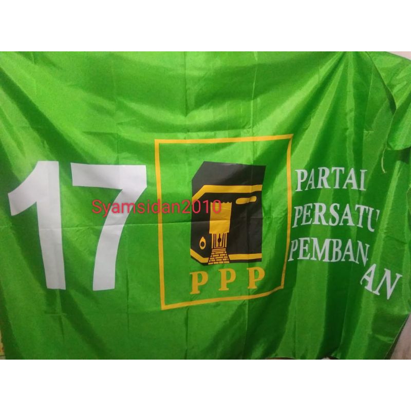 Jual bendera partai PPP ukuran 150x225cm | Shopee Indonesia