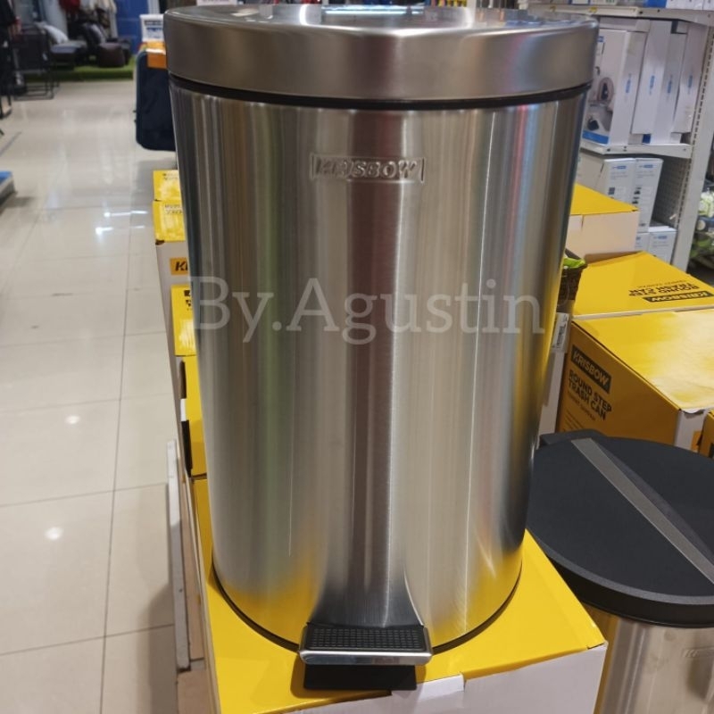 Jual Tempat Sampah Stainless Informa Pedal Injak Soft Close Original | Shopee Indonesia