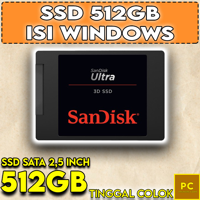 Jual SSD 512GB NEW ISI WINDOWS- bukan 500gb,1tb | Shopee Indonesia