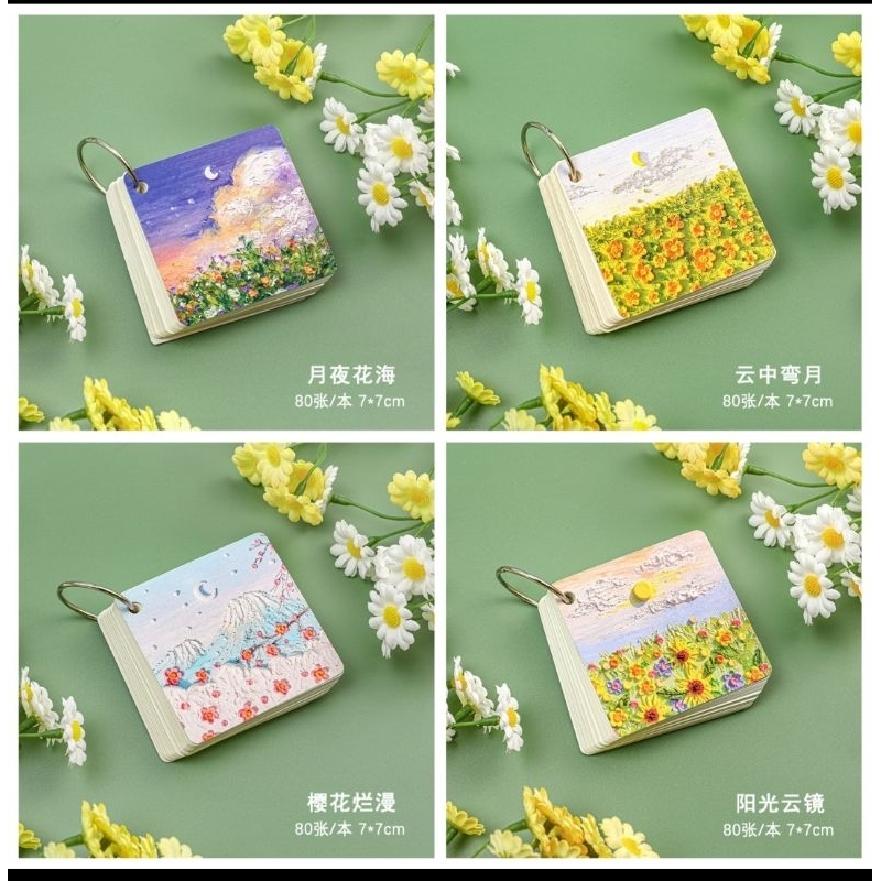 Jual Sticky Note Ring/Buku Mini Ring/Notebook Ring isi 80 lembar ...