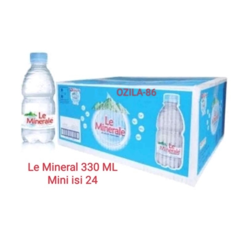 Jual Air Minum Le Mineral 330 ML 1 Dus isi 24 Botol | Shopee Indonesia