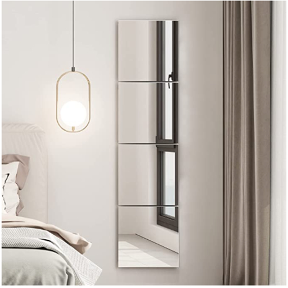 Jual Paket isi 4Pcs Kaca Cermin Tempel Ukuran 30x30cm Full Body Non ...