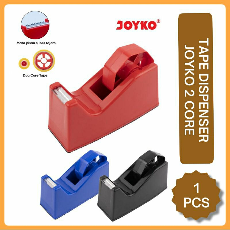 Jual Tape Dispenser 2 Core Joyko TD-103 / Tempat Selasiban Joyko ...