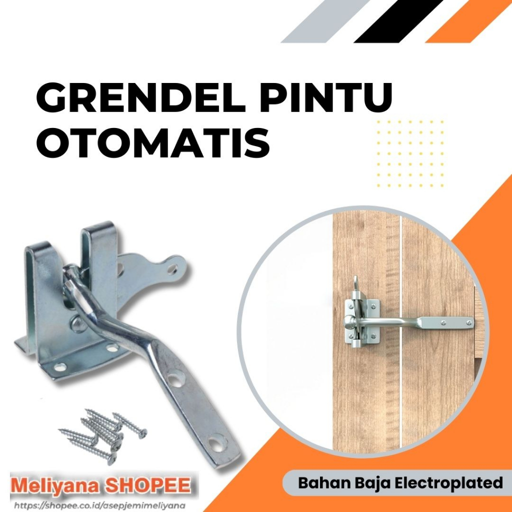 Jual Kunci Gerbang Otomatis Auto Lock Untuk Pintu Kandang Taman Praktis ...