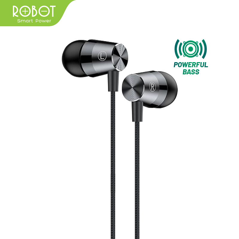 Jual Headset Robot RE10 Wired Headset Wired Earphone Bass Smartphone ...