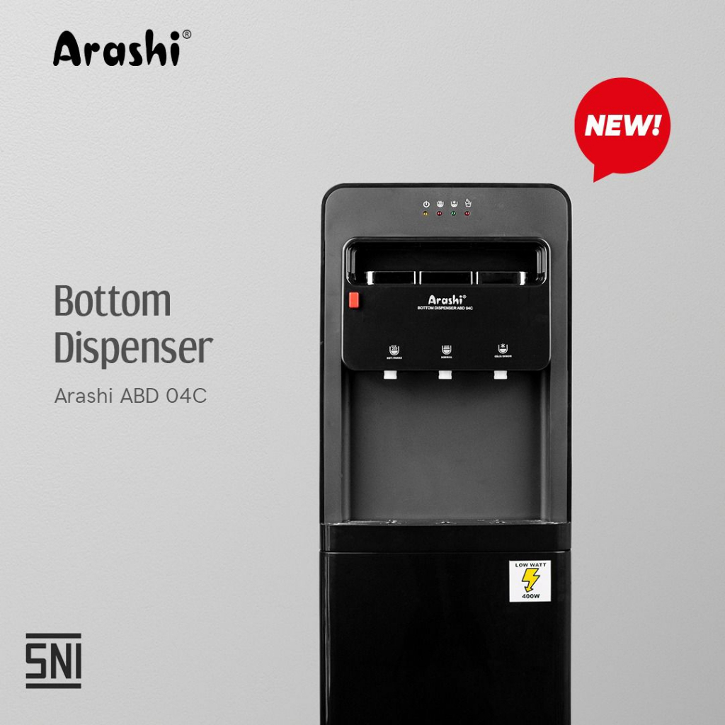 Jual NEW DISPENSER ARASHI BOTTOM ABD 04C/05C MULTI FUNGSI | Shopee ...