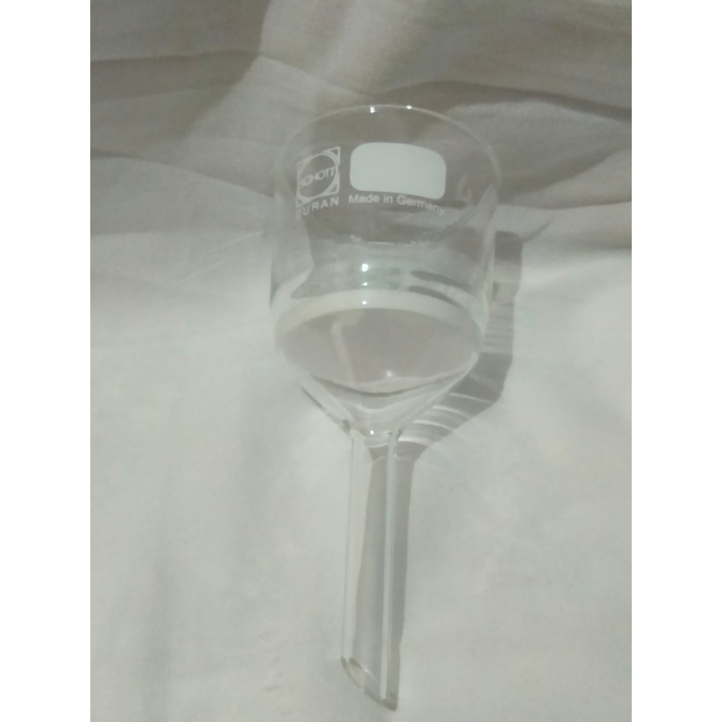 Jual Filter Funnels Glass 75ml Porosity 4 / Corong Kaca Penyaring Duran ...
