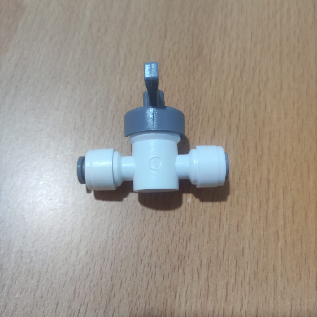Jual Fitting ro 1/4 stop kran ball valve 1/4" kran selang ro ball valve ...