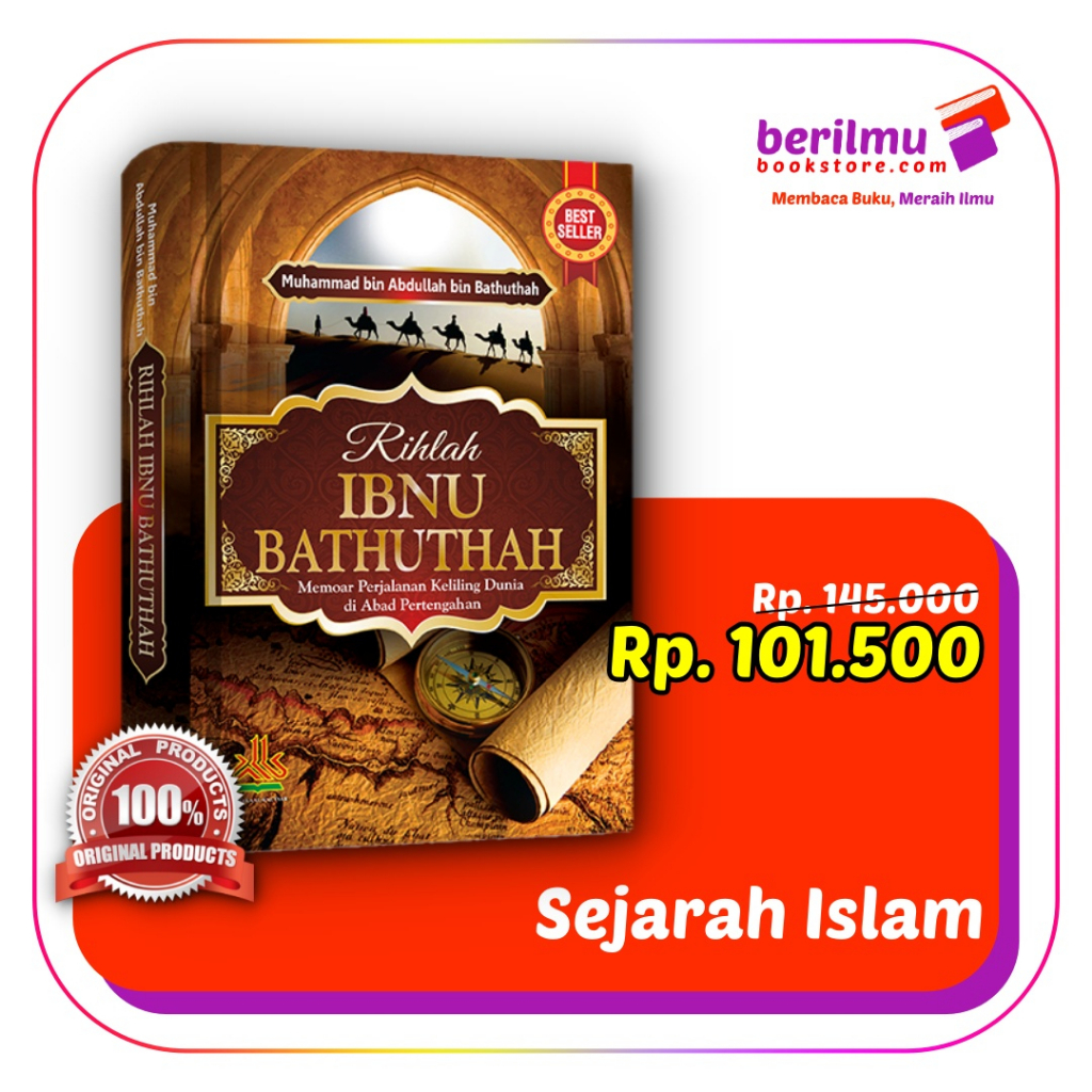 Jual Rihlah Ibnu Bathuthah | Buku Bacaan Islami | 100% Buku Original ...
