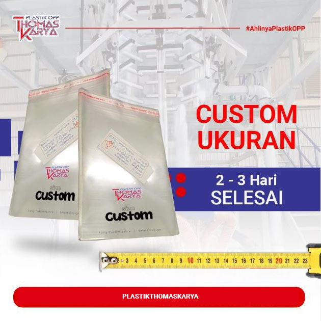 Jual Plastik OPP CUSTOM UKURAN Minimum Order 20 Pack | Shopee Indonesia