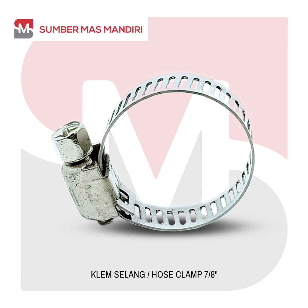 Jual Klem Pengunci Selang Cincin Besi Gas Lpg Regulator Hose Clamp 7 8