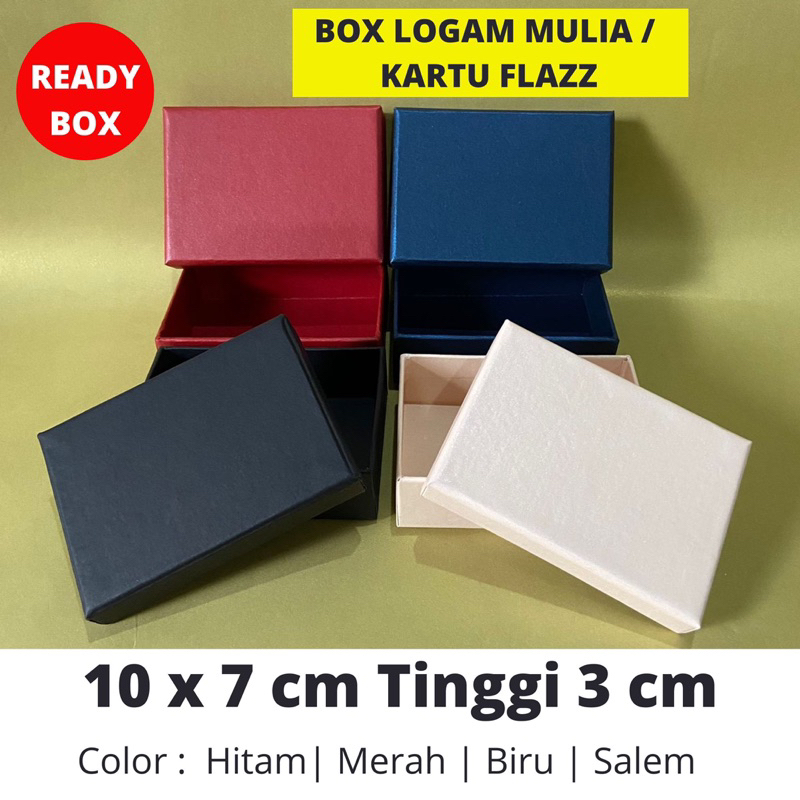 Jual Kotak Logam mulia / Box E money Flazz / Ready box Kecil / Gift Box ...